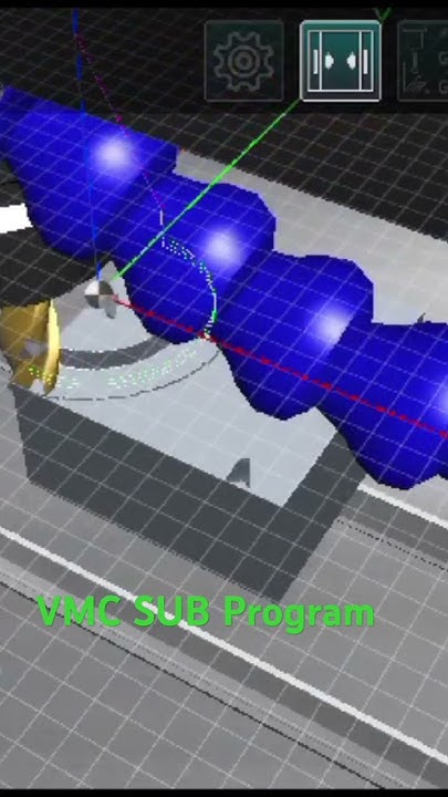 Vmc sub program M99 m98 #viralvideo #shortvideo #cnc #vmc #machining ...