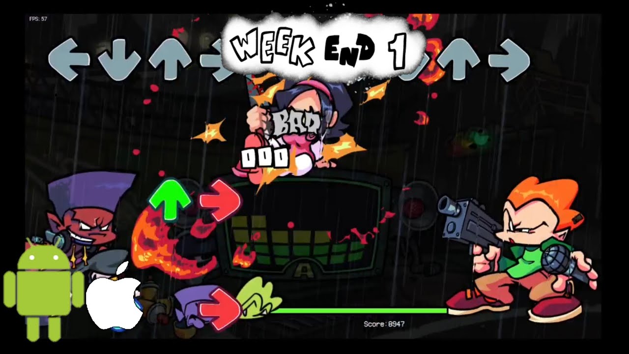 Fridays Night Funkin Weekend 1/Week 8 Android/iOS Port - YouTube