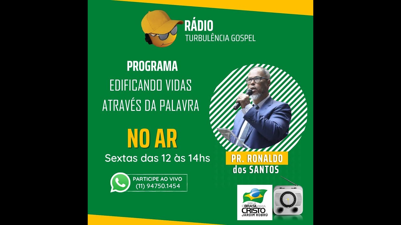 EDIFICANDO VIDAS ATRAVES DA PALAVRA | RADIO TURBULENCIA GOSPEL - YouTube
