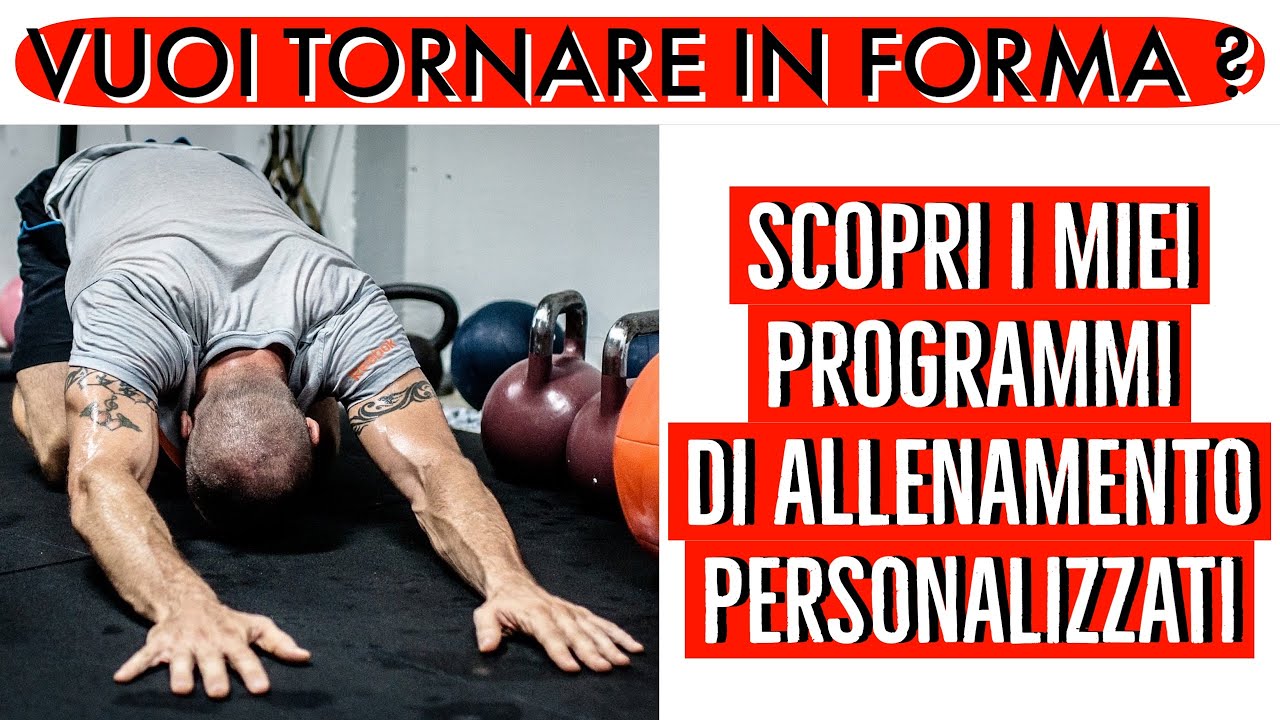 Programmi di allenamento personalizzati - YouTube