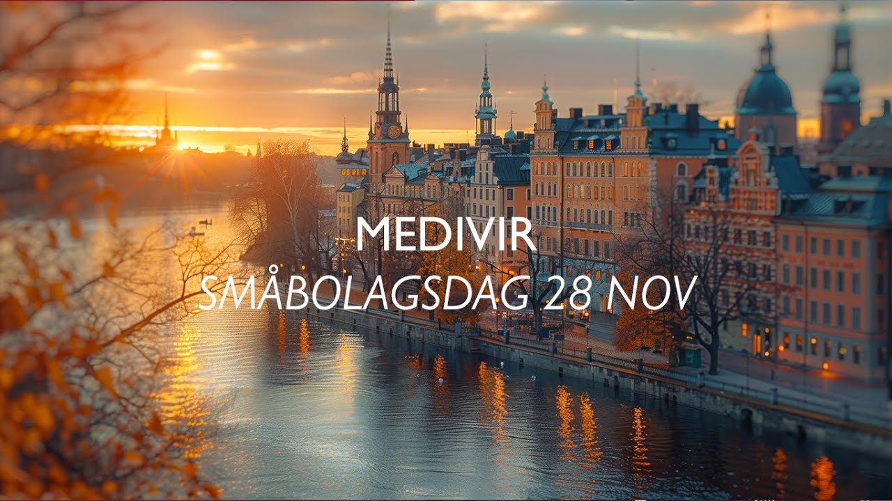 Medivir presentation - Carnegies småbolagsdag - YouTube