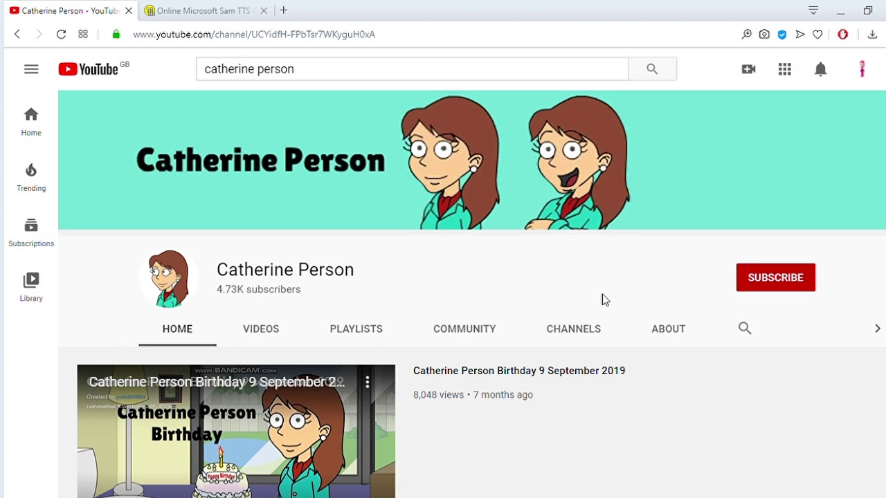 Catherine Person Parody (DISOWNED) - YouTube