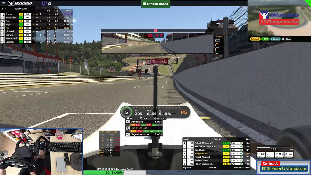 [Road Podium#8] Class C iRacing F3 Championship 3rd Finish - YouTube