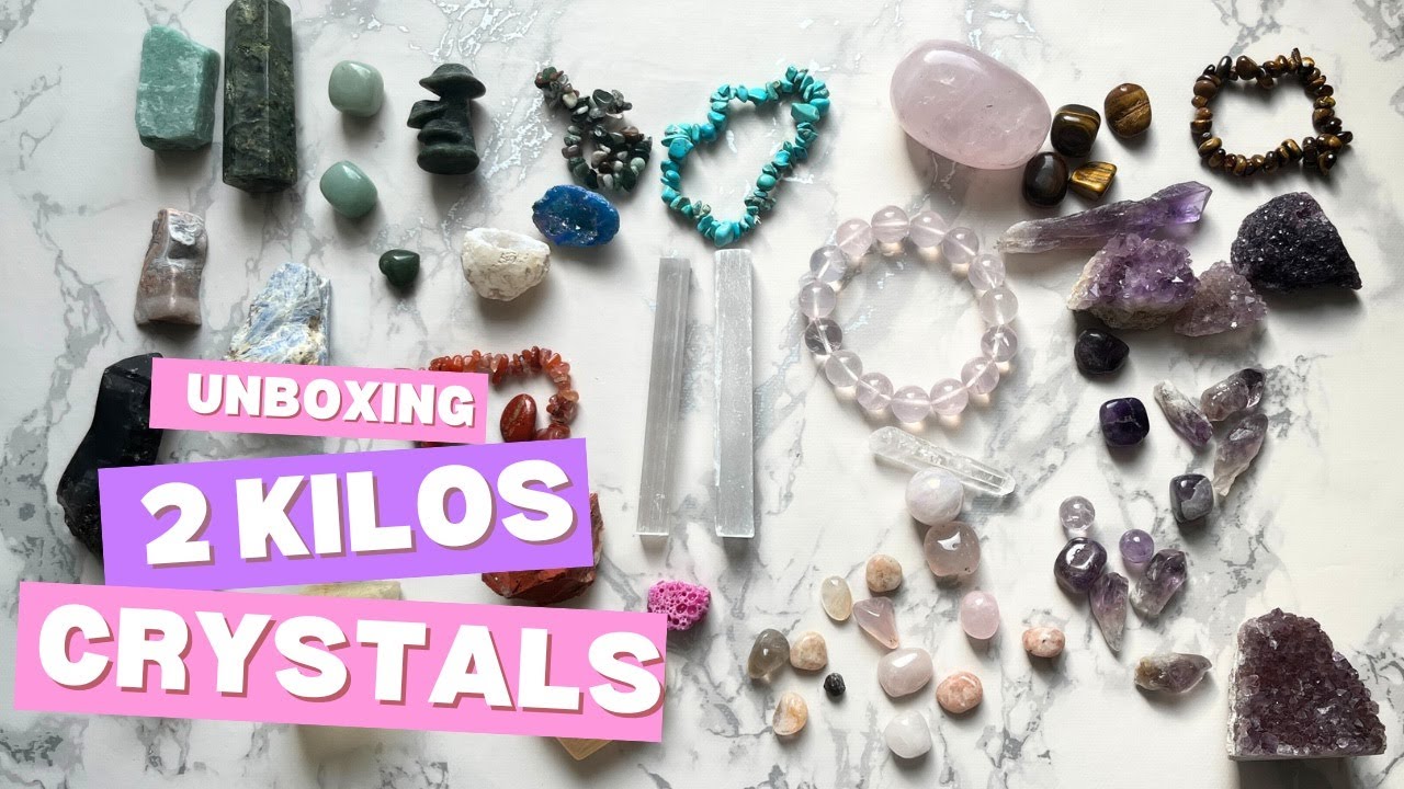 Crystal Haul: I Bought 2kg of Gemstones & Crystals | Mystery Box ...