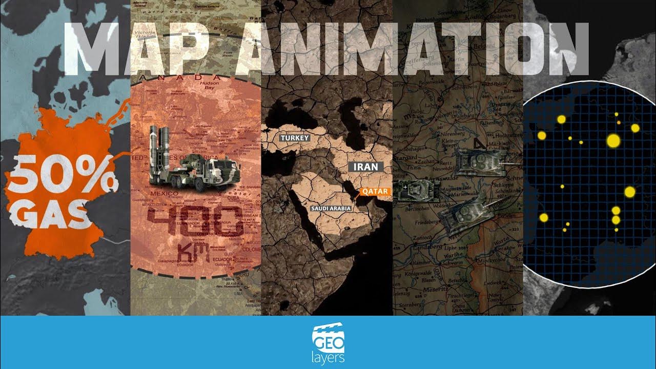 GEOlayers 3 Map animation Explainer video - YouTube