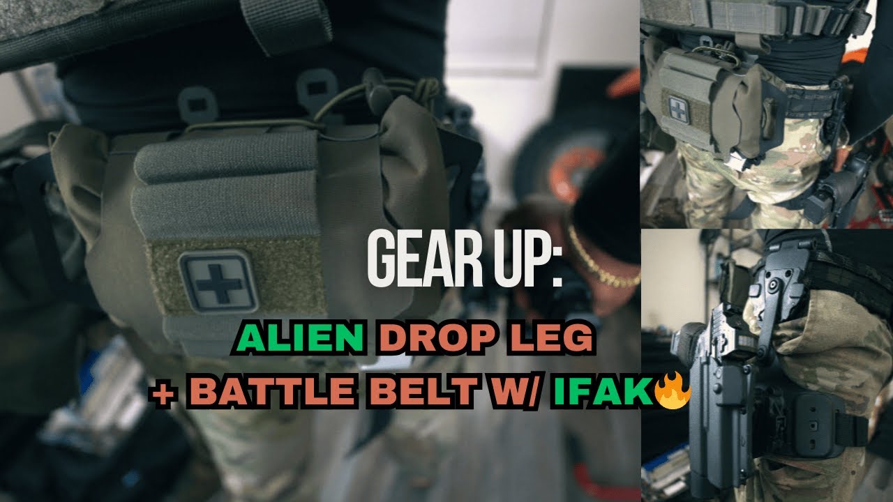 Tactical Gear Upgrade: Alien Gear Drop Leg Holster + Battle Belt w ...