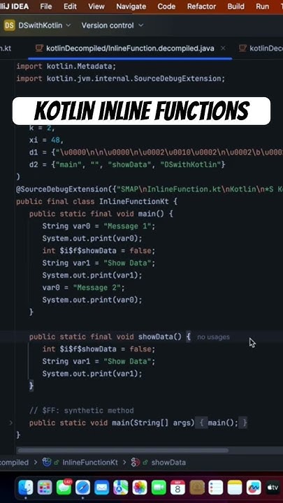 Kotlin Inline Functions Coding Kotlin Android Interviewquestions Youtube 0594
