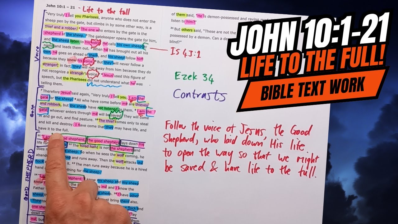 John 10:1-21 // Life to the Full! - YouTube