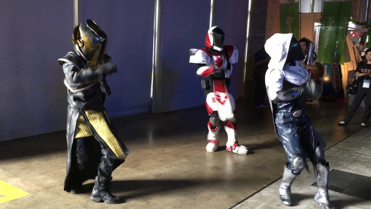 Destiny2 The Guardian dance♪ Tokyo game show2017！HD Movie Ver - YouTube