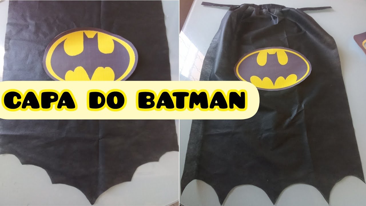 COMO FAZER CAPA DO BATMAN FÁCIL - YouTube