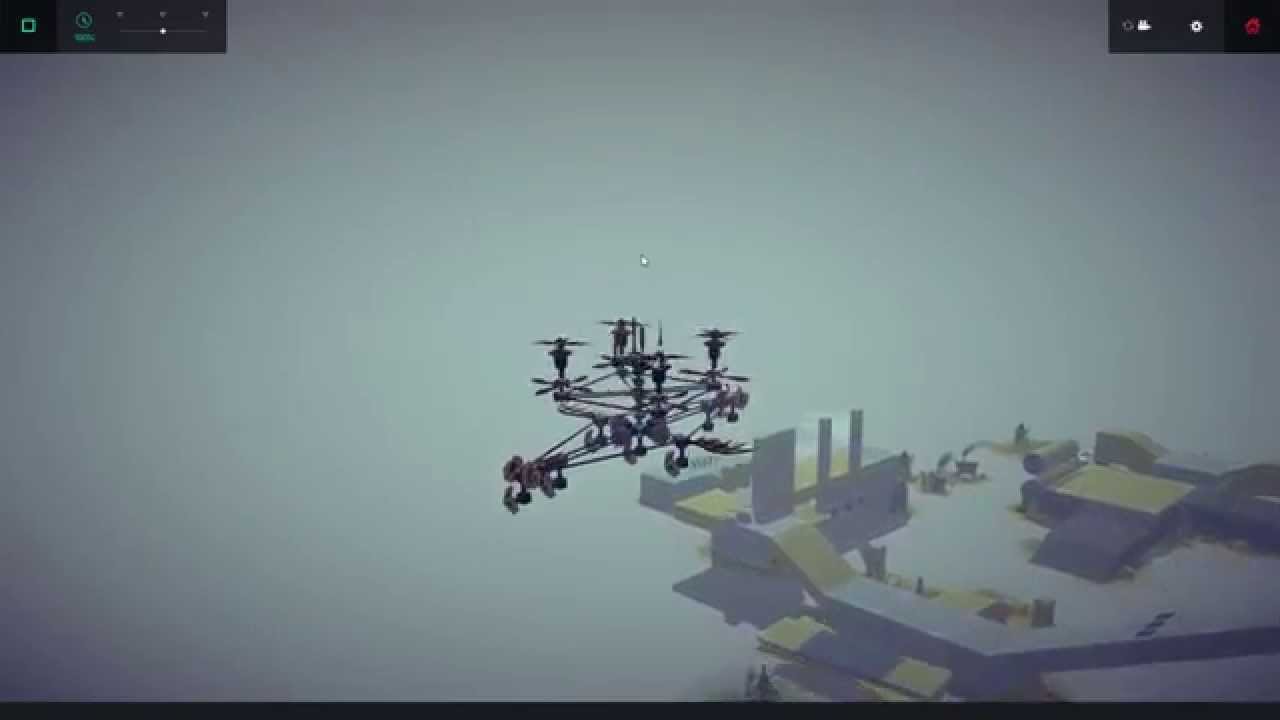 Besiege multi suspension balance helicopter，多悬挂平衡直升机 - YouTube