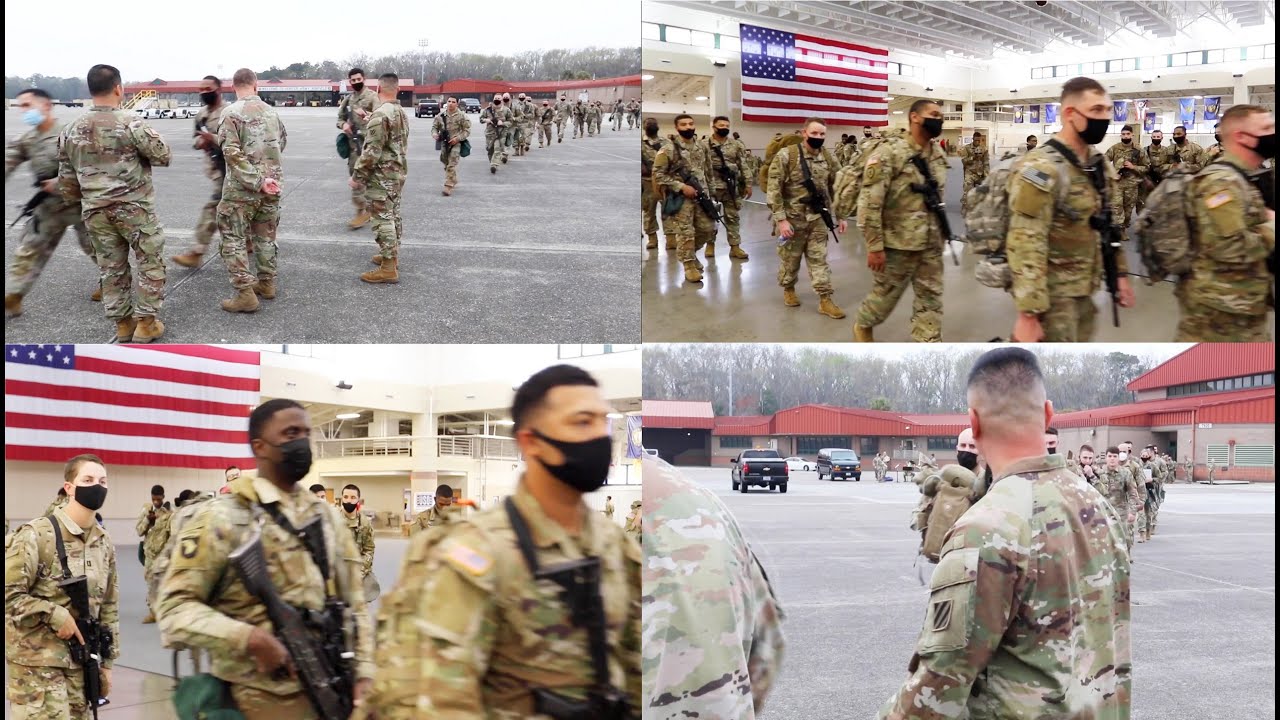 U.S. Army 3rd Infantry Division 1st Brigade deploys to Europe - YouTube