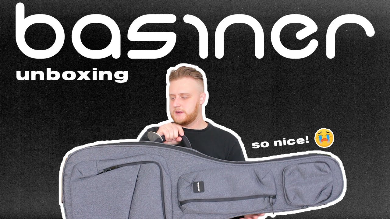 UNBOXING Video - Basiner Acme Guitar Case and Strap - YouTube