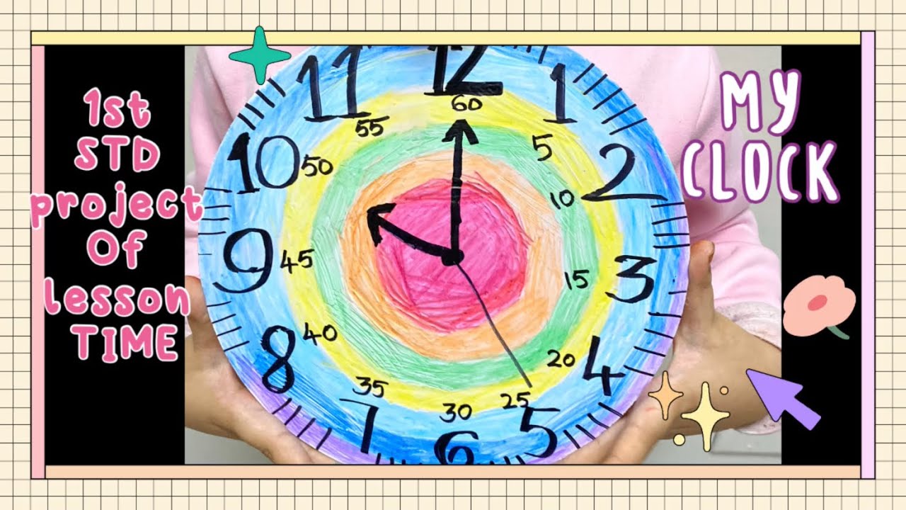 Grade 1 Maths project Lesson Time | Easy & Quick ideas for kids & moms ...