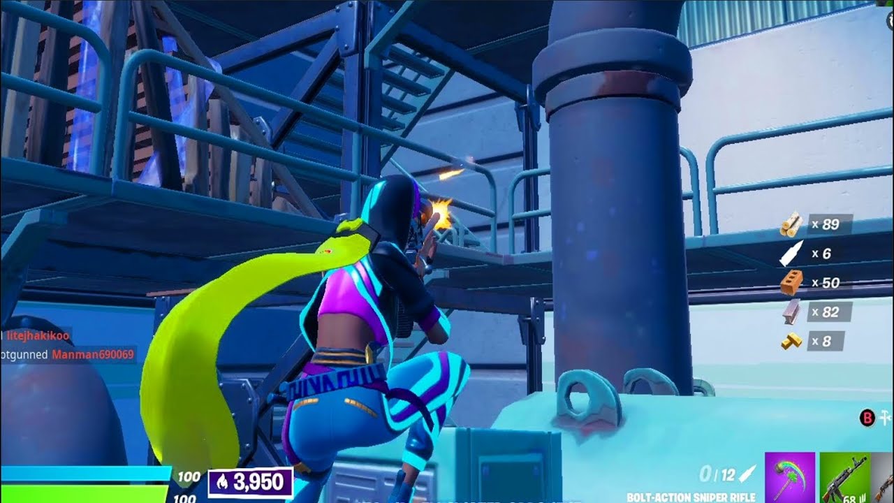 I Curved This Sniper Bullet In Fortnite - YouTube