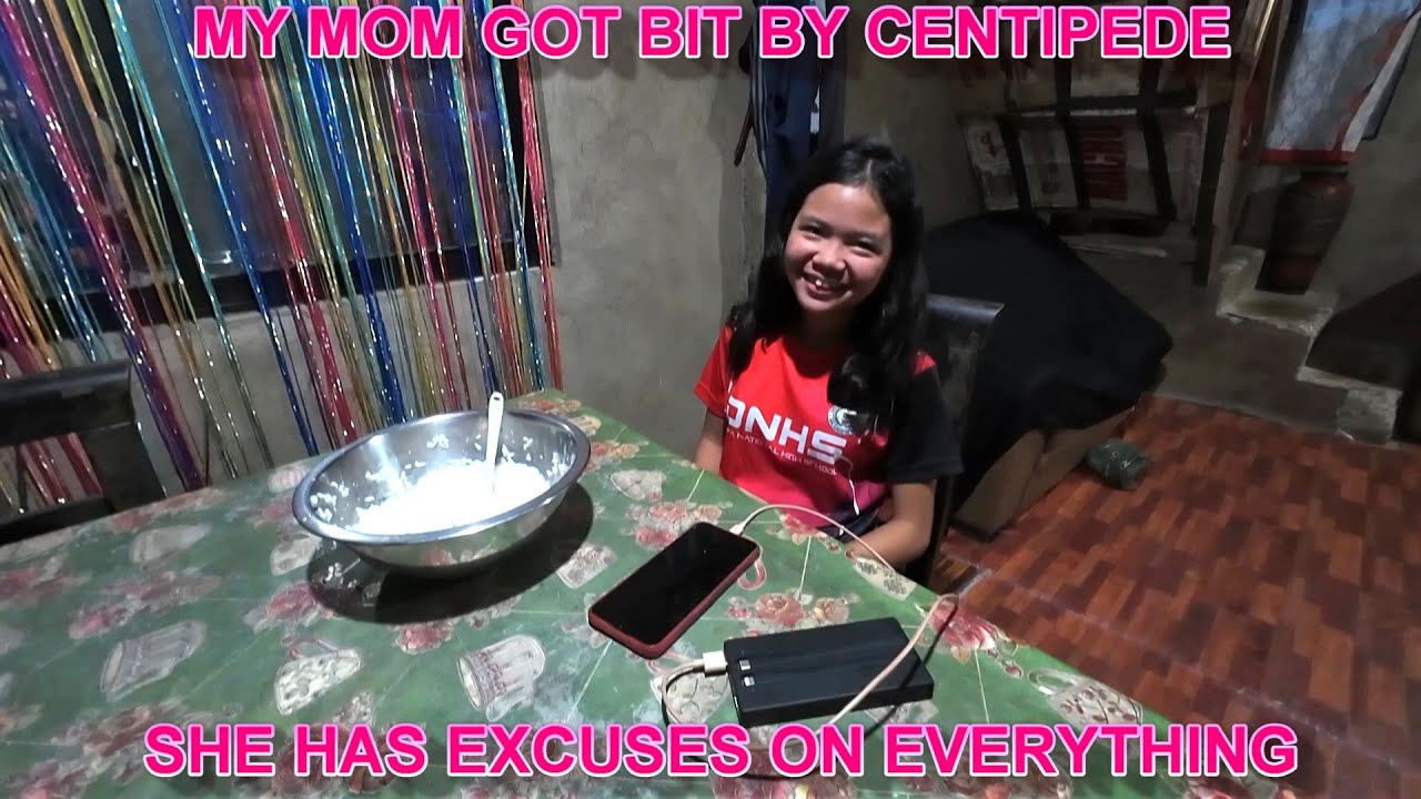 MY MOM GOT BIT BY CENTIPEDE* SHE HAS EXCUSES ON EVERYTHING - YouTube
