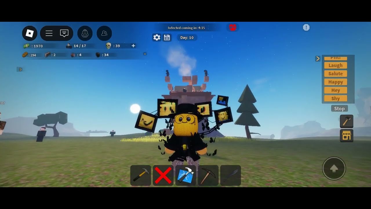How To Survive The First 10 Days of Hard Mode Beginners Guide - Roblox ...