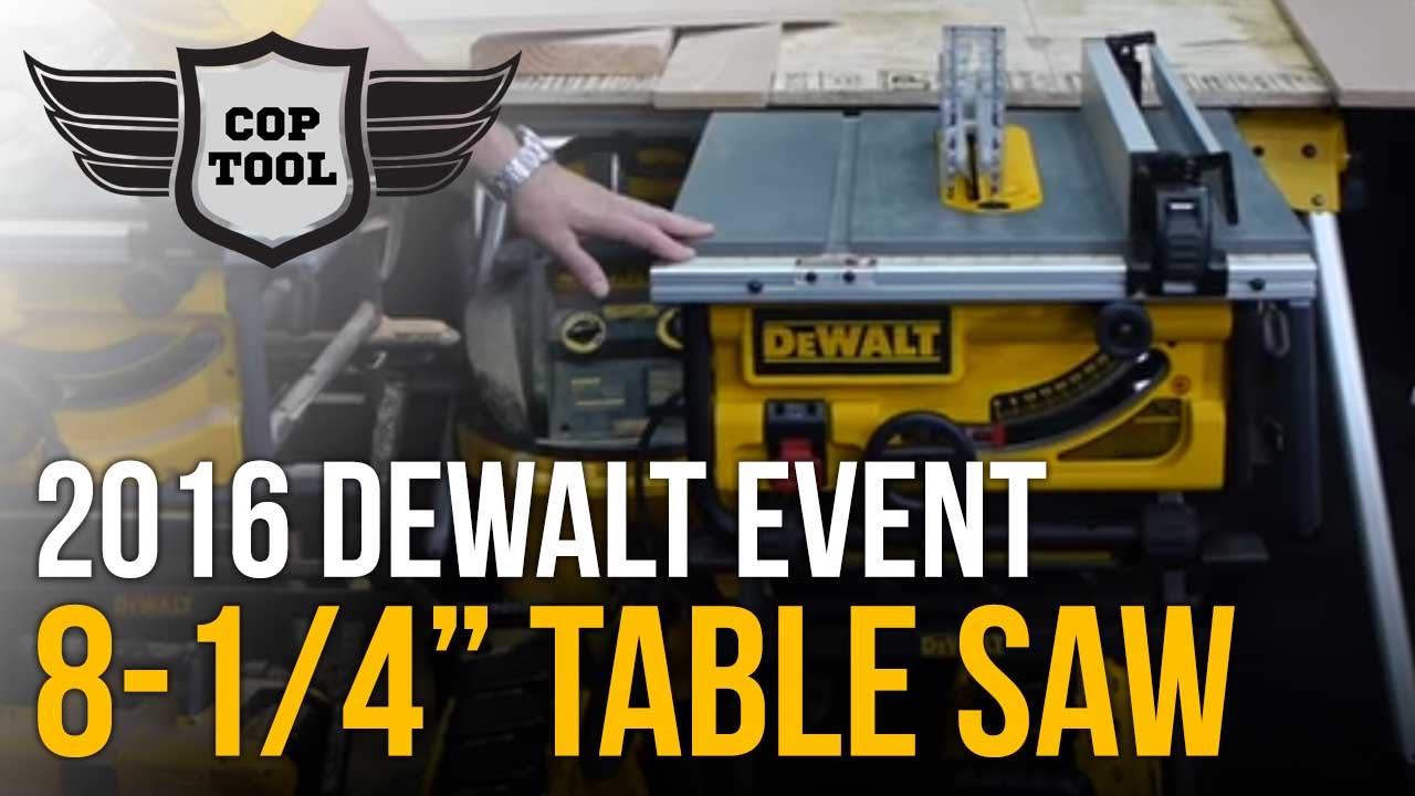Dewalt 60v MAX FLEXVOLT 8-1/4" Table Saw DCS7485 - YouTube