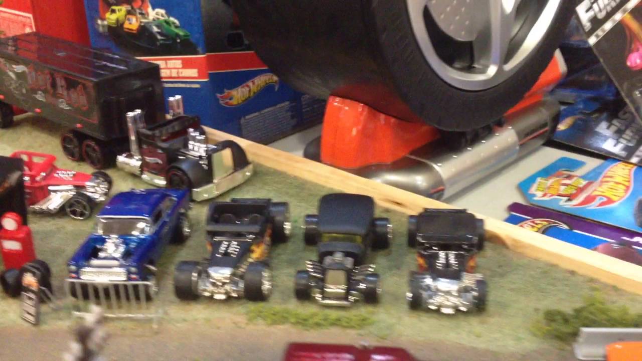 Hot wheels car show diorama 2 - YouTube
