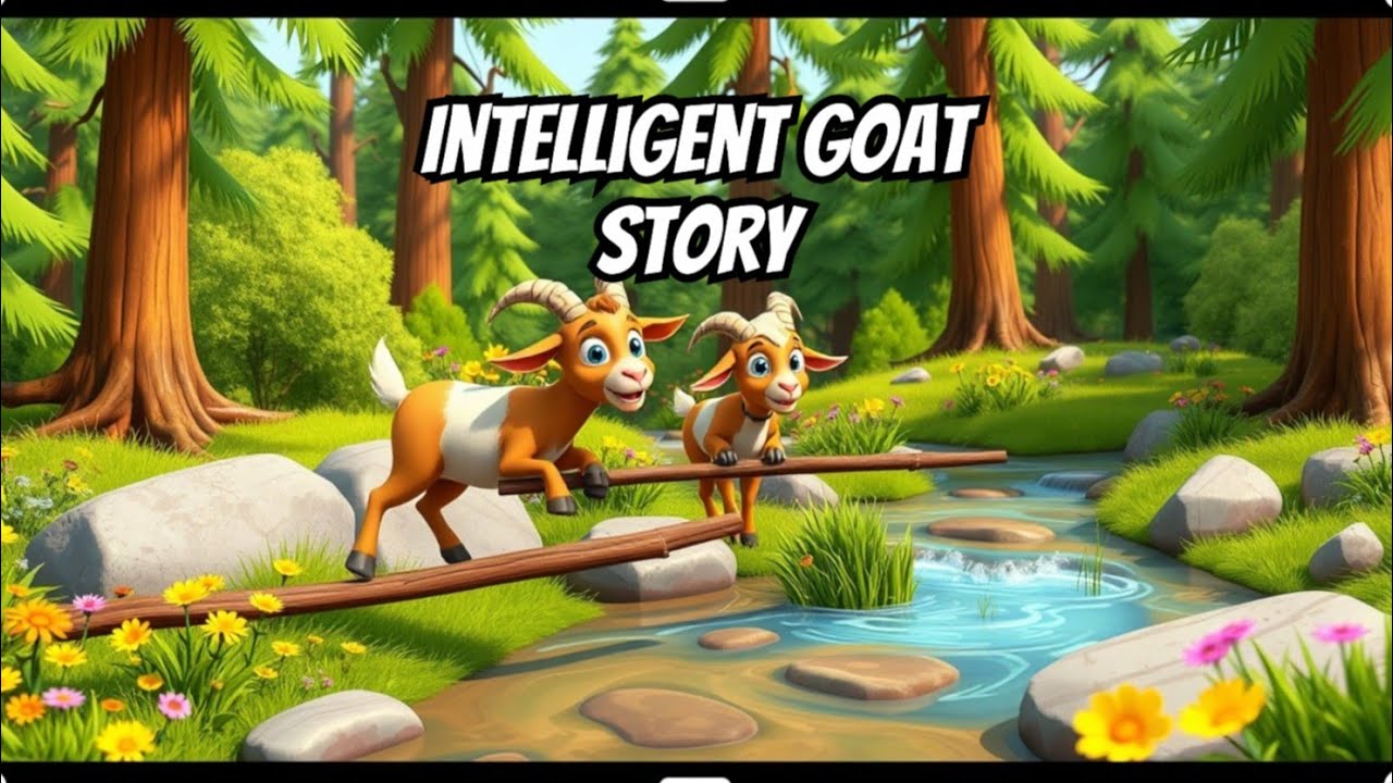 intelligent goat story||#animation #stories #story #ytshorts - YouTube