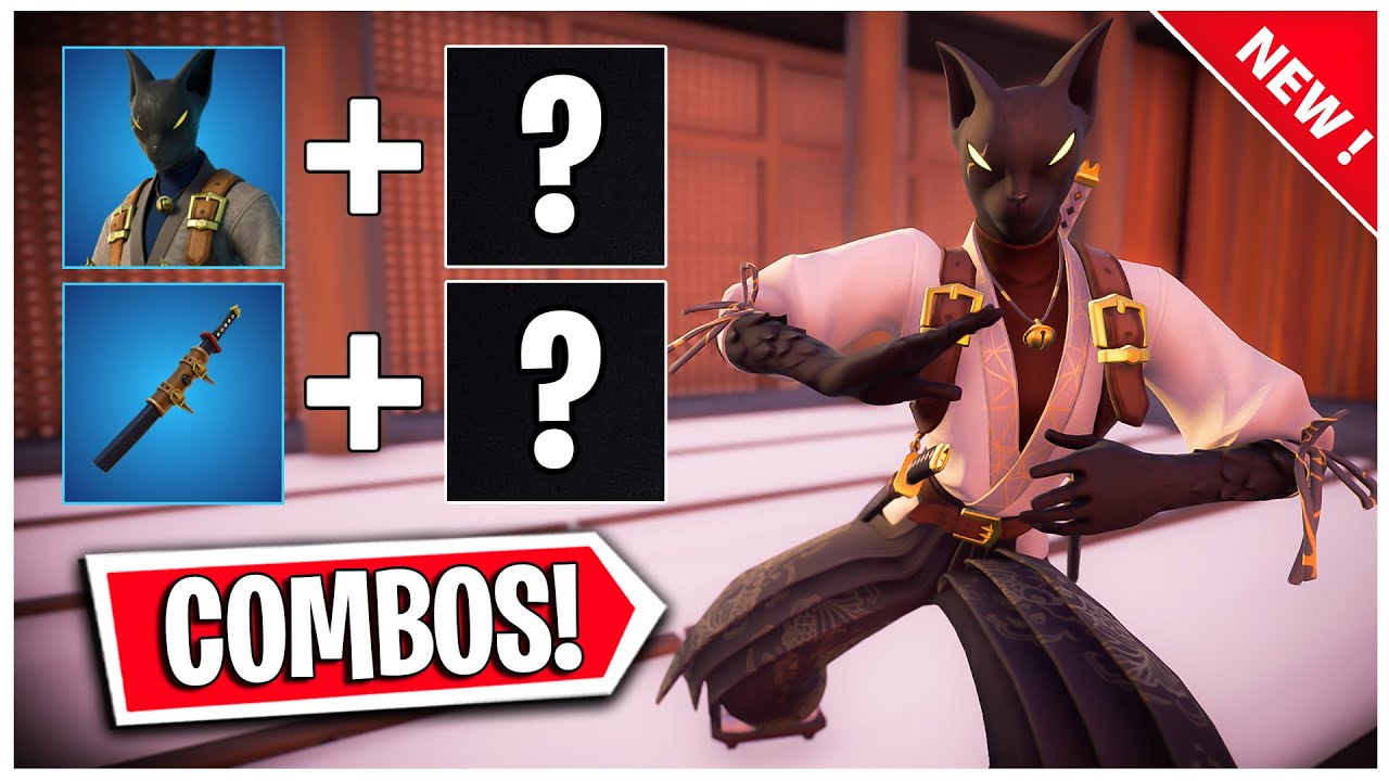 *NEW* AZUKI COMBOS in Fortnite - Both Styles! - YouTube