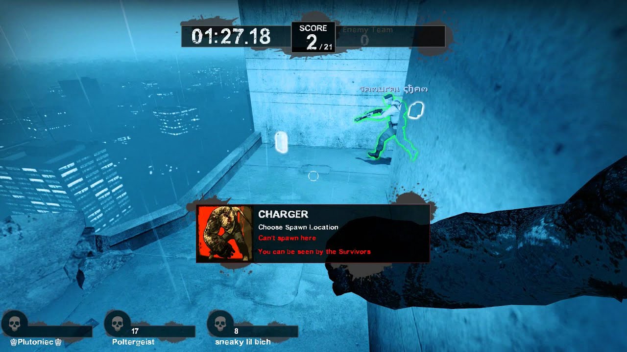 Left 4 Dead 2 - Rooftop charge - YouTube