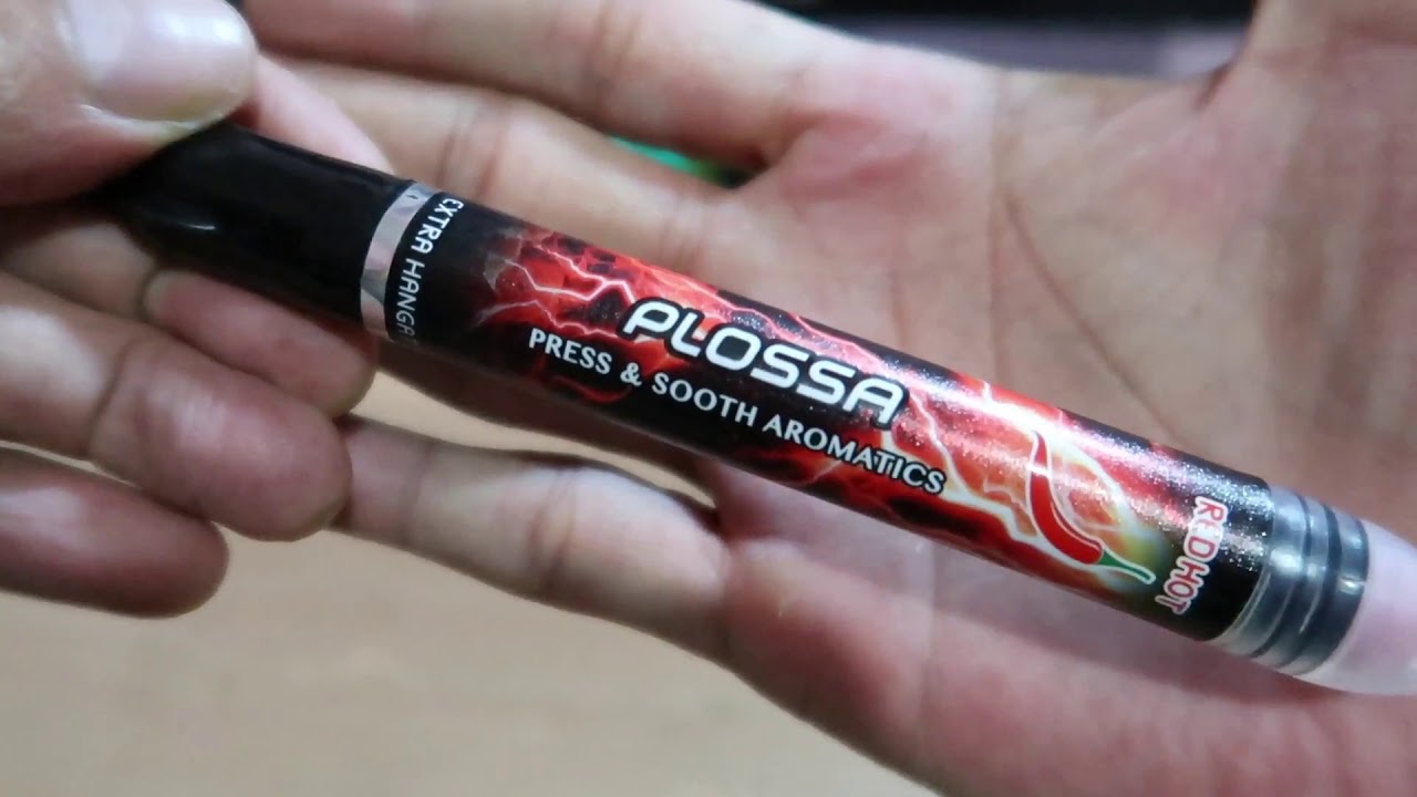 Minyak Angin Plossa Red Hot + Inhaler 4-in-1 Press & Sooth Aromatics ...