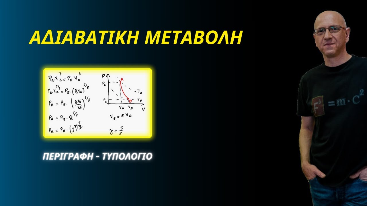 ΑΔΙΑΒΑΤΙΚΗ ΜΕΤΑΒΟΛΗ | ΠΕΡΙΓΡΑΦΗ - ΤΥΠΟΛΟΓΙΟ - YouTube