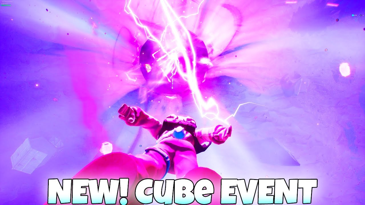 WHAT'S HAPPENING? NEW! CUBE EVENT! Fortnite Battle Royale - YouTube