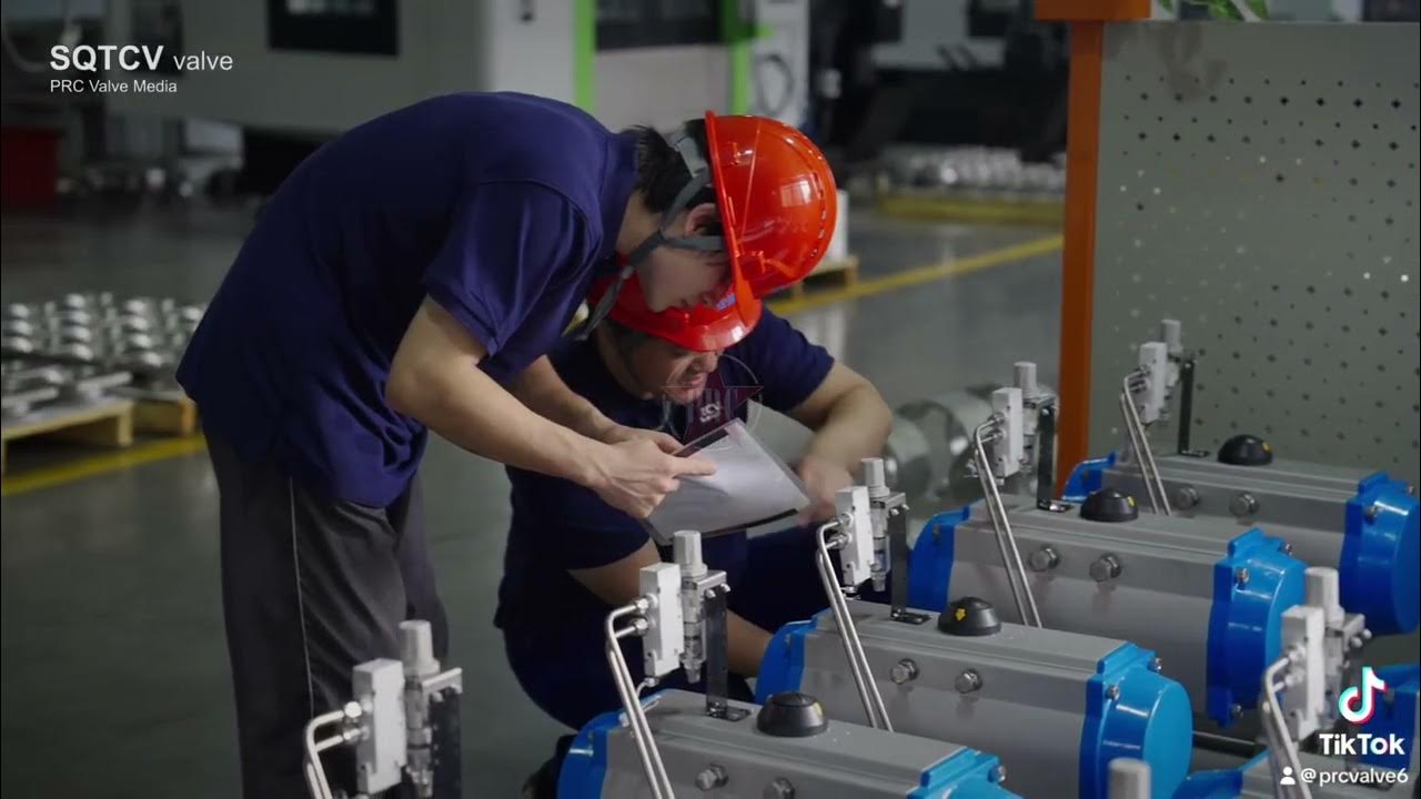 Pneumatic Ceramic Ball Valve Q641TC-10P - YouTube