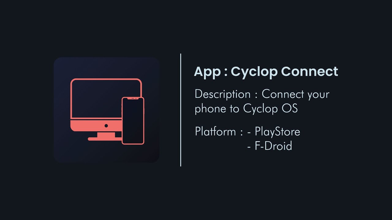 Cyclop Connect - Connect your smartphone to Cyclop OS - YouTube