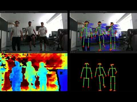 OpenPose + RealSense D435 - 3D Body Detection - Demo CVPRLAB #1 - YouTube