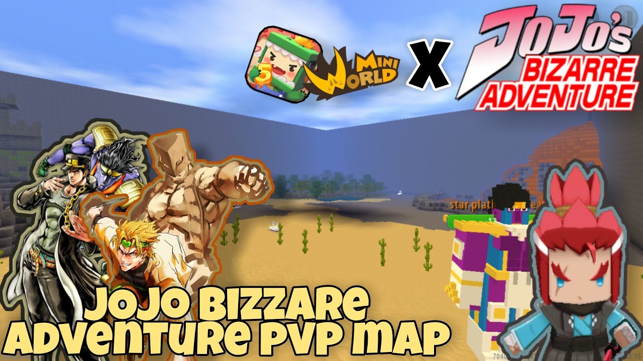 Jojo Bizarre Adventure PvP Map | Mini World Block Art | Map Review ...