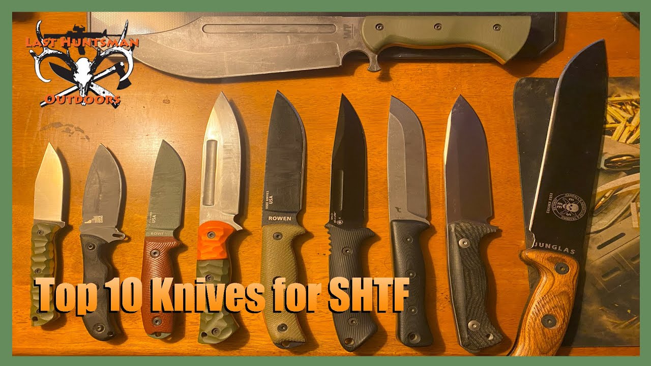 Top 10 Fixed Blade Knives for SHTF #knife #bushcraft #survival - YouTube