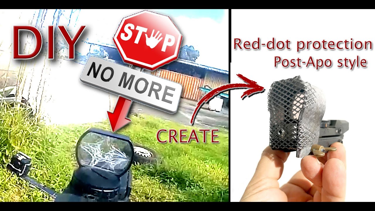 DIY Airsoft Red-Dot Protection - YouTube