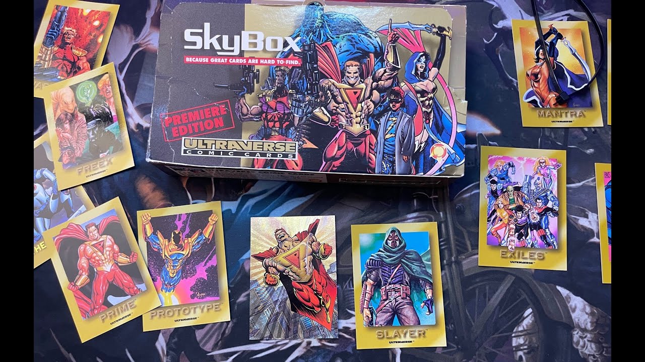 Jodo's Cast - Box Opening 1993 Skybox Ultraverse Comic Cards - Because ...