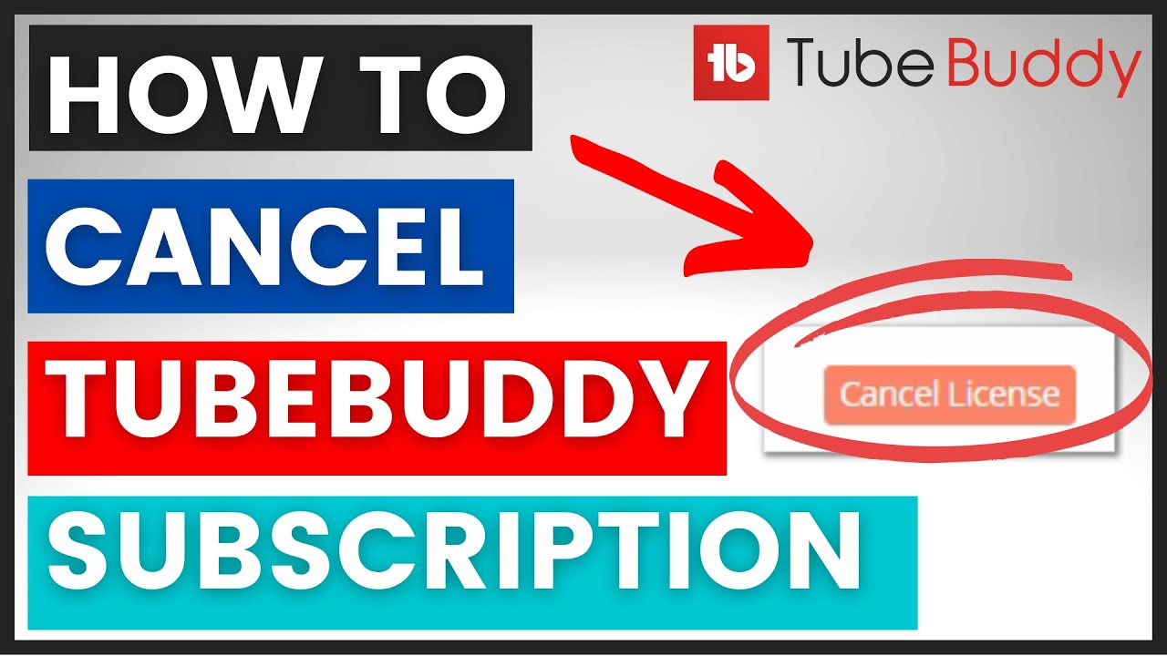 How To Cancel A TubeBuddy Subscription or Free Trial? [in 2025] - YouTube