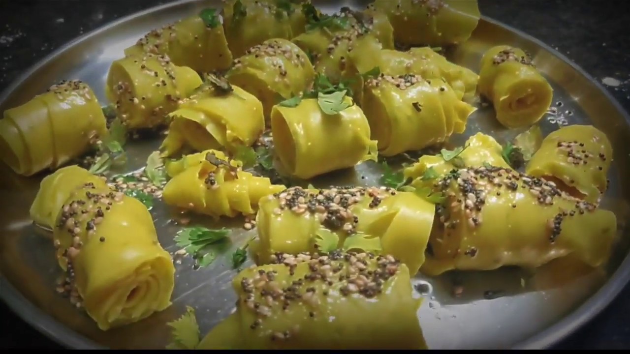 Khandvi(Patudi) recipe | make in 15 minutes at home - YouTube