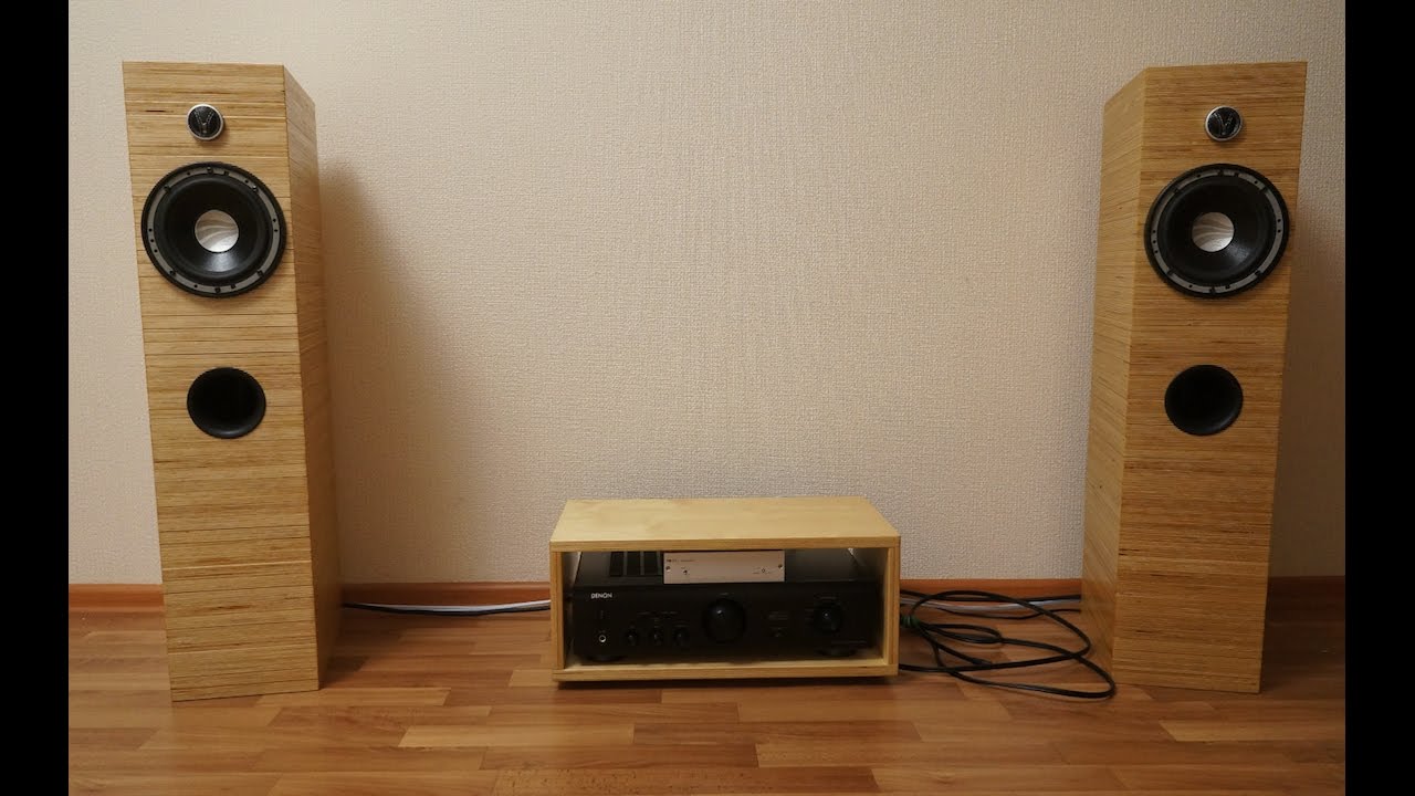 Handmade speakers - YouTube