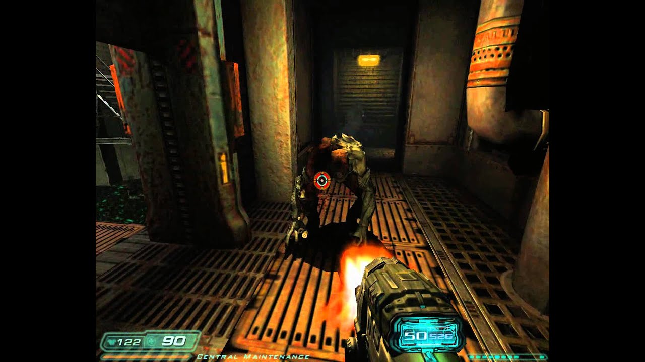 DOOM 3: "Monorail Skybridge" - YouTube
