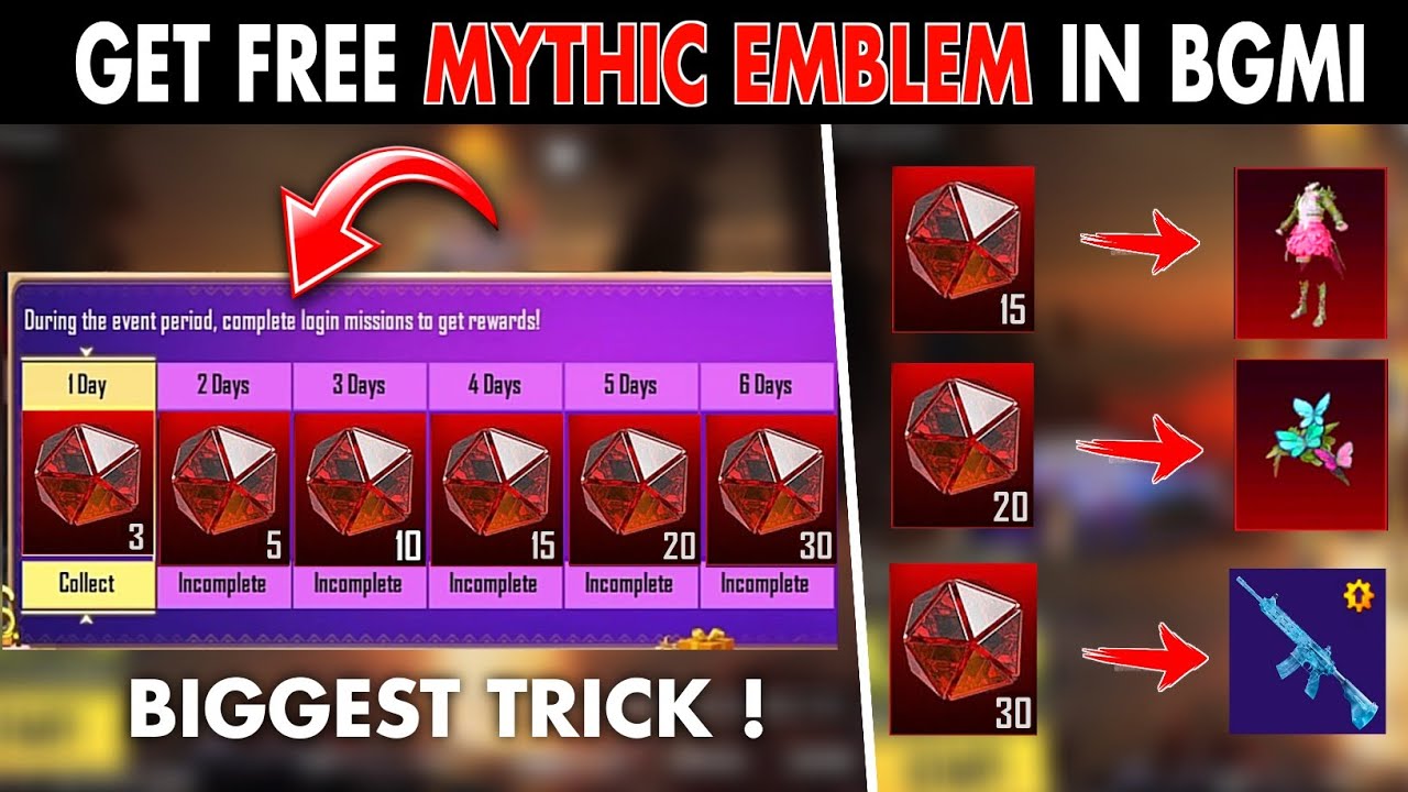 22 Hidden Location😱 Get Free Mythic Emblem In Bgmi | How To Get Mythic ...