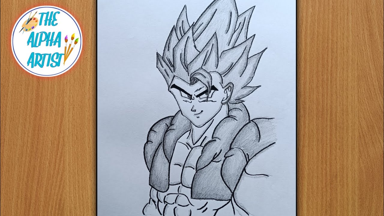 How To Draw Goku Step By Step || Anime Character Drawing || Goku ...