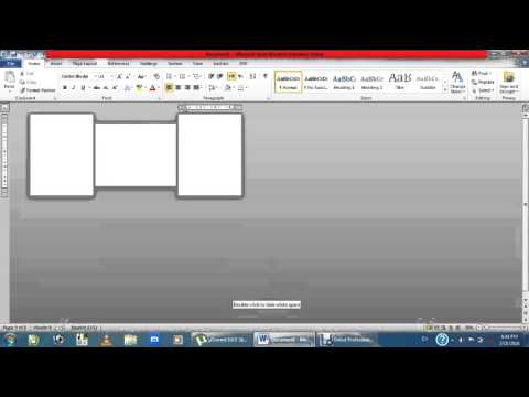 how to set portrait and landscape page in ms word - YouTube