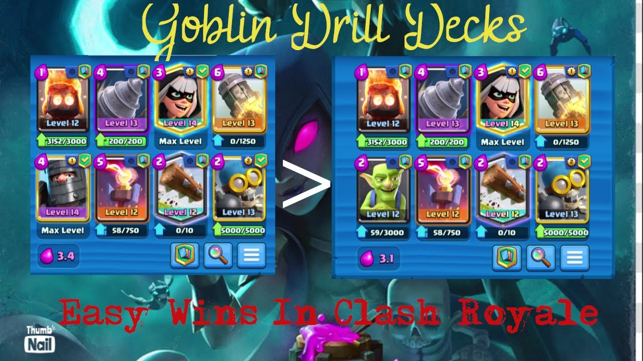 #1 Goblin Drill Deck Just Got A Upgrade In Clash Royale! - YouTube