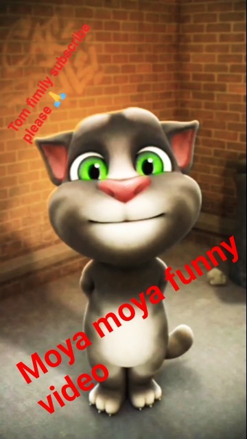 white tom moya moya viral funny video 📸😂😂 #talkingtom#funnyvideo #games ...