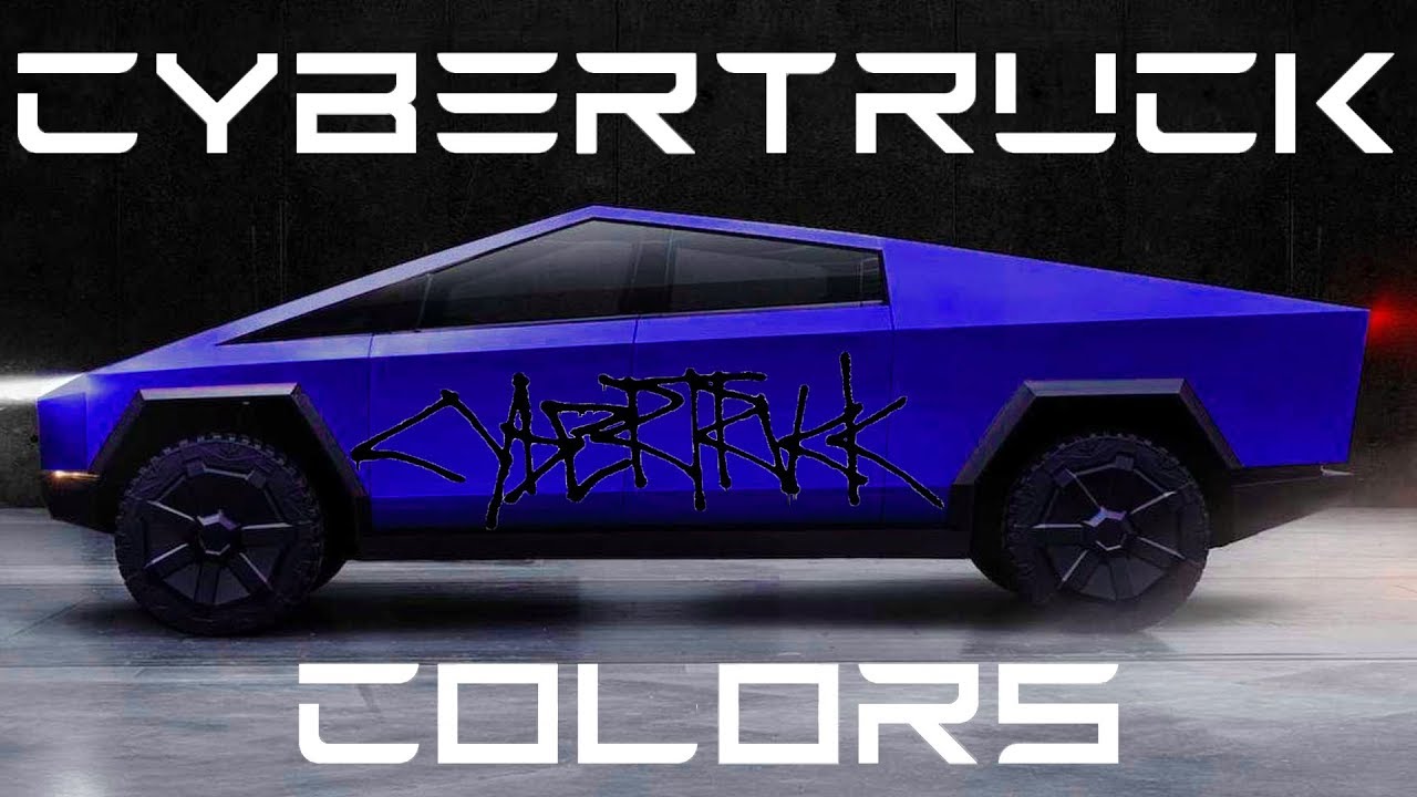 2021 Tesla Cybertruck Exterior Colors - YouTube