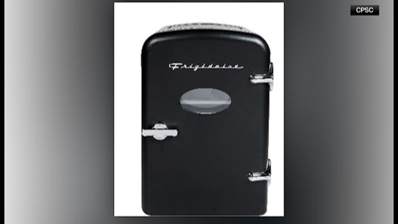 634,000 Frigidaire mini-fridges recalled due to fire risk - YouTube