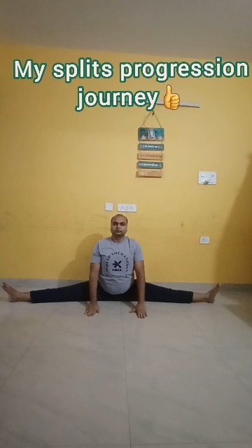 My splits progression journey!!! । How to do the splits How to do a ...