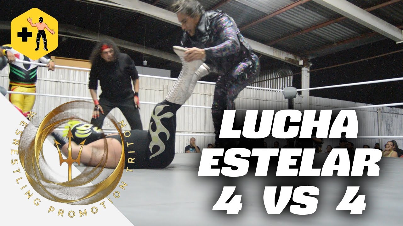Rey Tritón, Intocable, Máscara Sagrada Jr. y El Gallo vs Ricky Marvin ...