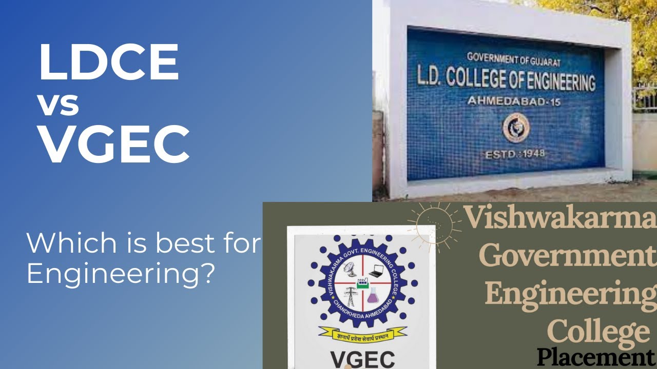 LDCE vs VGEC: Which is the best Government Engineering College? - YouTube